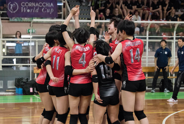 13 Cornacchia players at the Women's World Championship